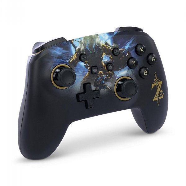 שלט אלחוטי נטען PowerA לנינטנדו סוויץ בעיצוב Zelda Link vs Lynel ...