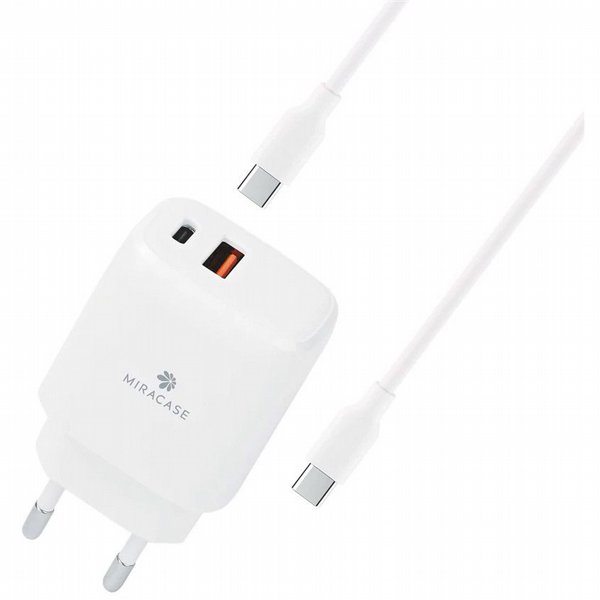 מטען קיר Miracase 18W+20W | להנחה חפשו בגוגל הקופונים הסודיים של דומינטור