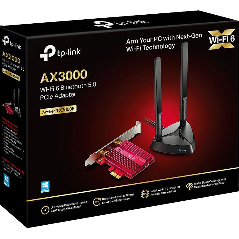 כרטיס רשת מהיר ובלוטוס - TP Link Archer AX3000E | להנחה חפשו בגוגל ...