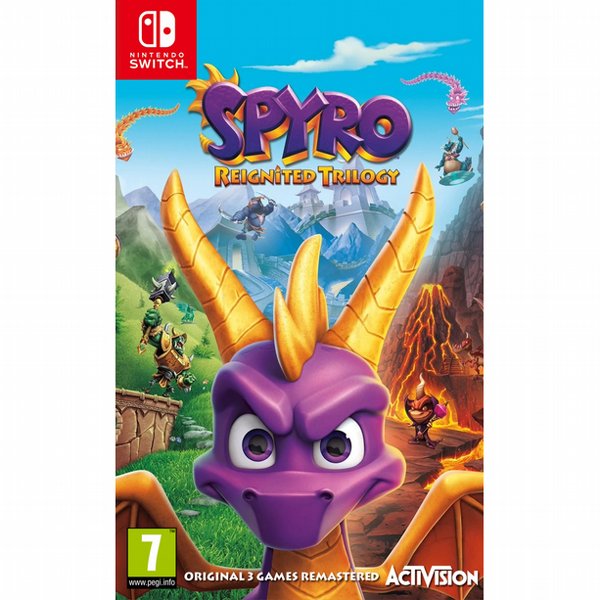 3 משחקי Spyro Trilogy לNintendo Switch